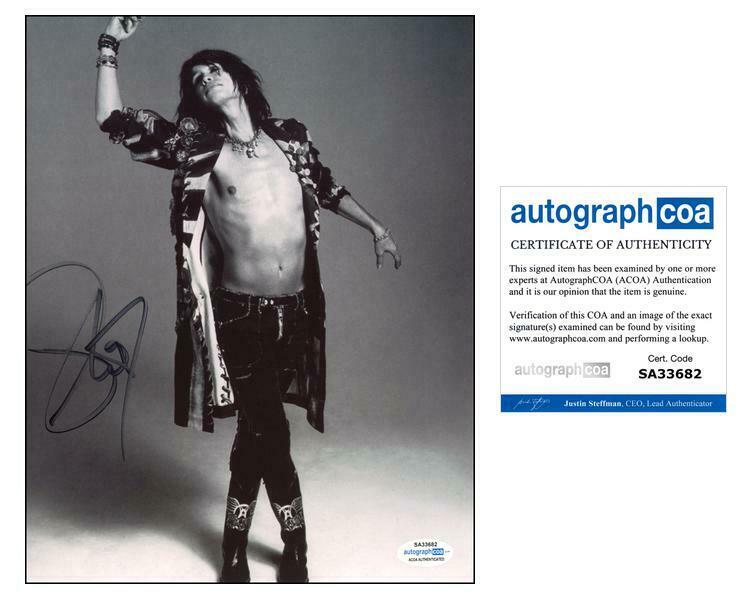 Steven Tyler "Aerosmith" AUTOGRAPH Signed 8x10 Photo C ACOA Collectible ...