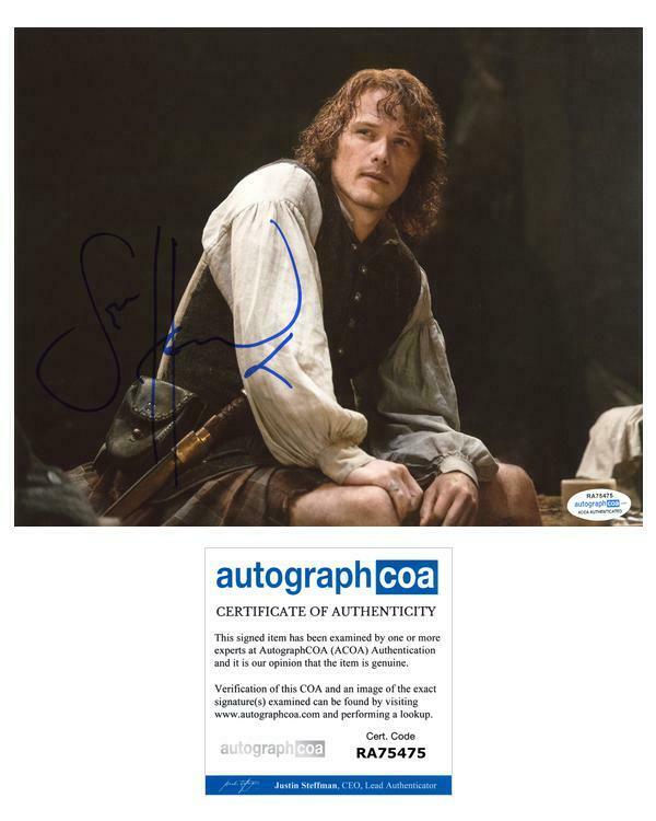 Sam Heughan "Outlander" AUTOGRAPH Signed 8x10 Photo ACOA Collectible ...