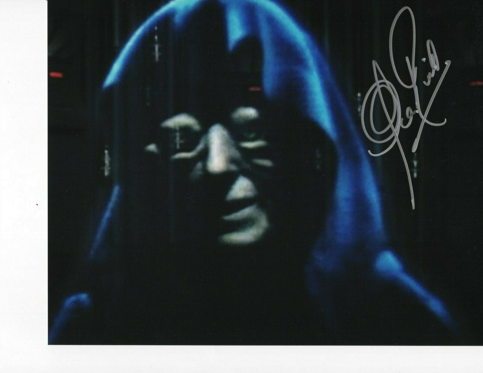 STAR WARS CLIVE REVILL SIGNED EMPEROR 8X10 THE EMPIRE STRIKES BACK ...