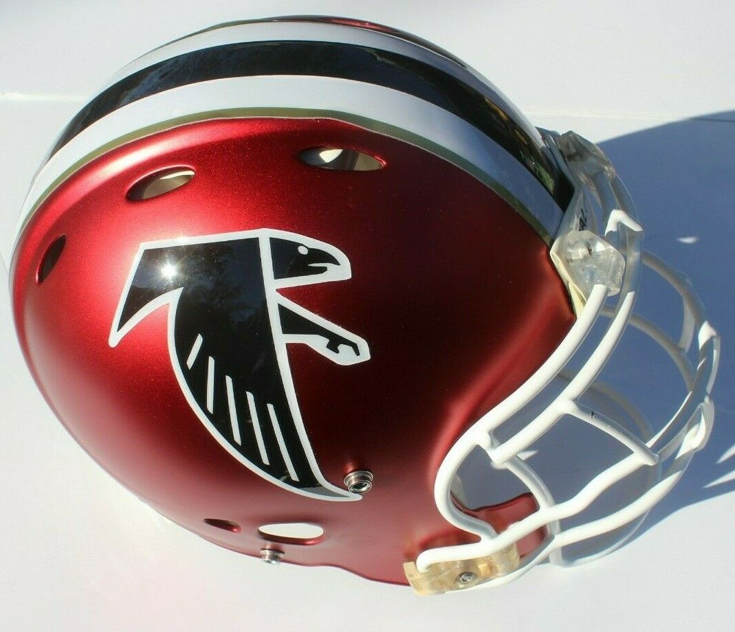 Atlanta Falcons Custom Speed Blaze Football Helmet Collectible ...