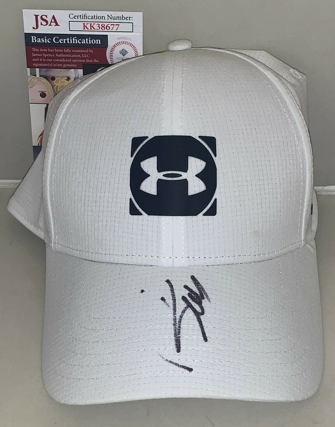 Jordan Spieth PGA signed Under Armour Golf Hat autographed Masters JSA ...