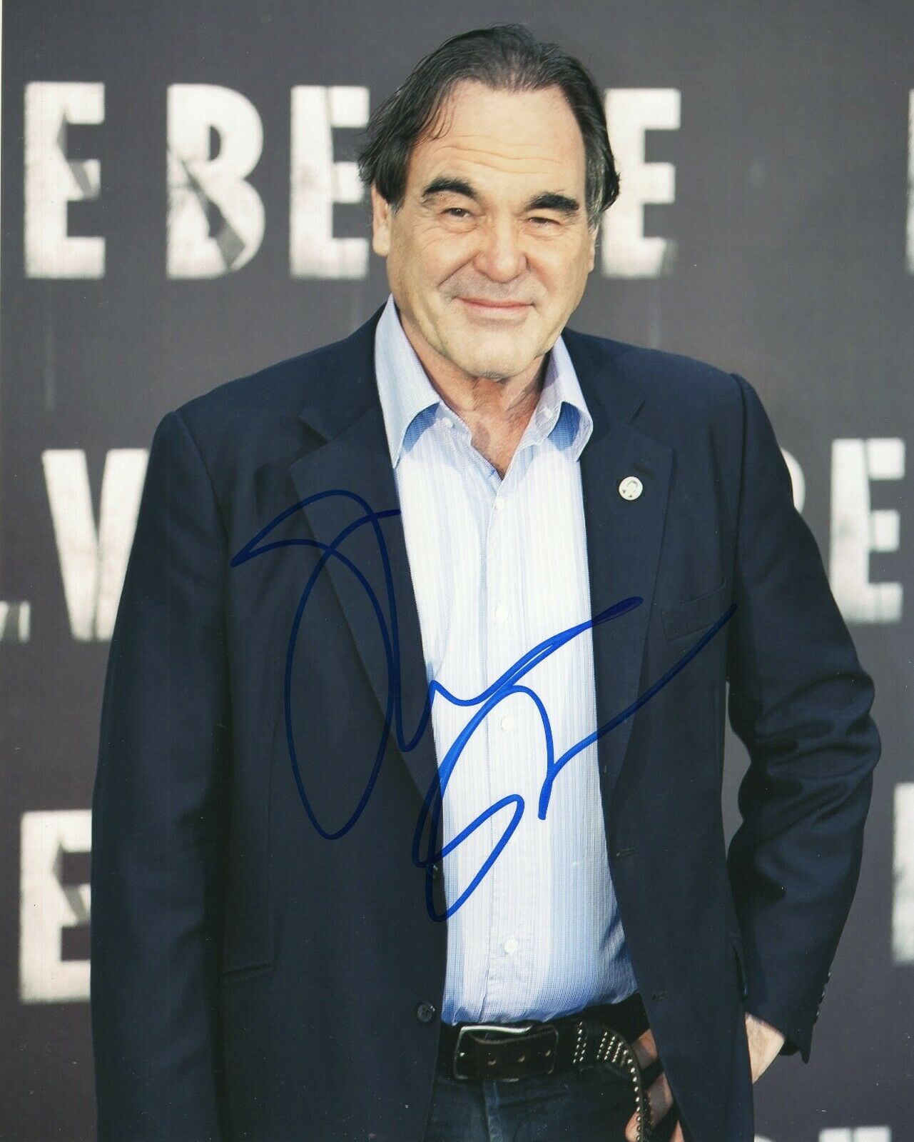 Oliver Stone Signed 8x10 Photo w/COA Director Platoon JFK Wall Street ...