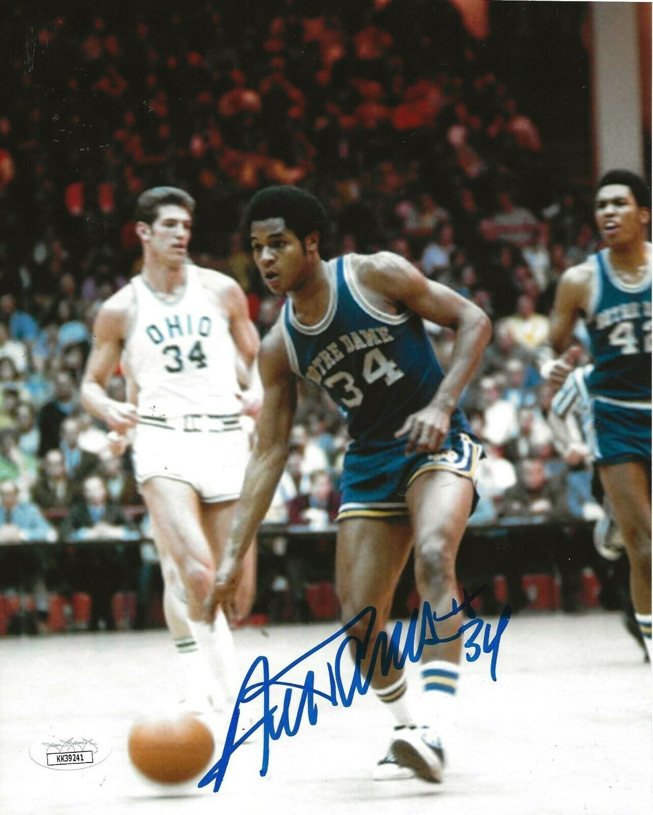 Austin Carr Cleveland Cavs signed Notre Dame Fighting Irish 8x10 photo ...