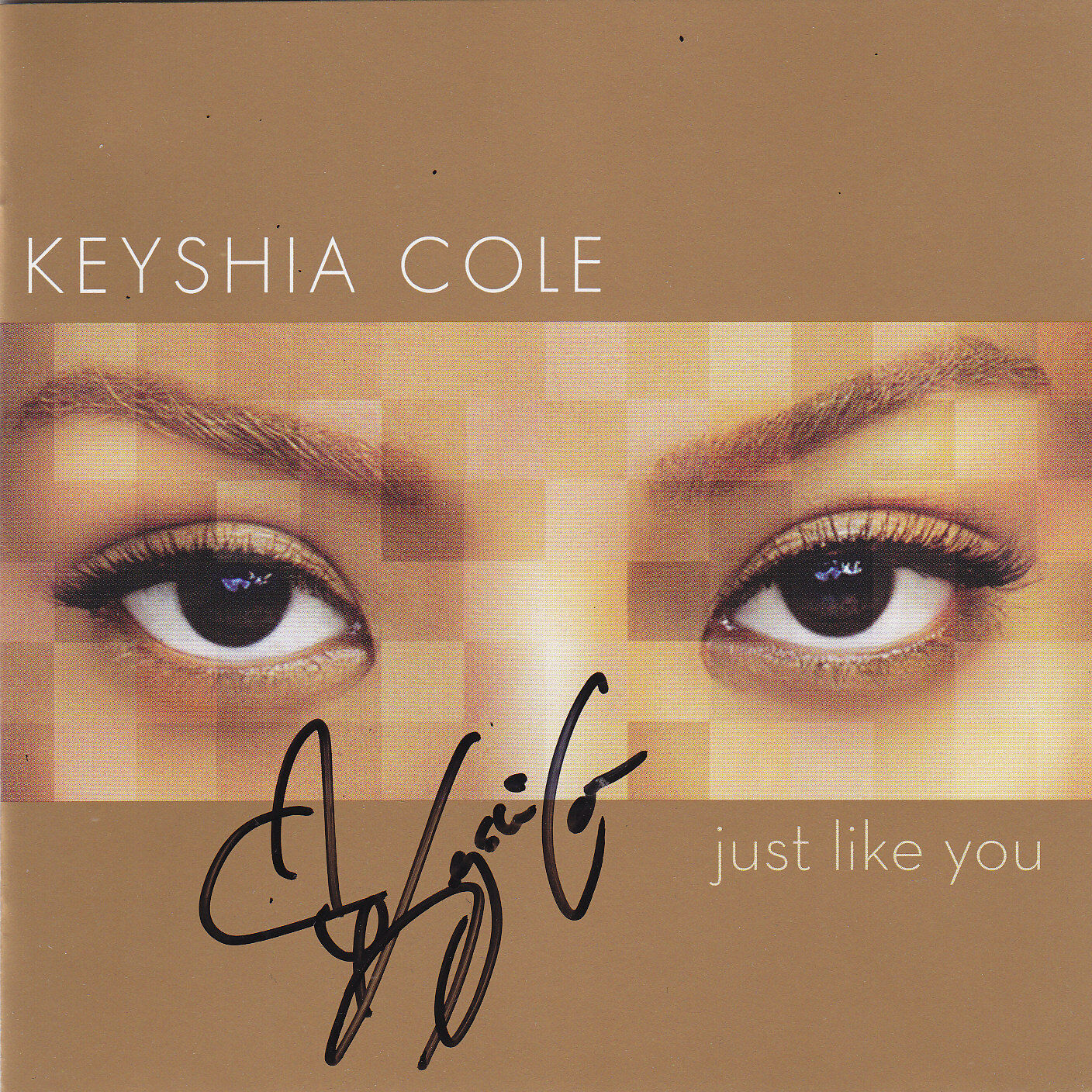 Keyshia Cole Signed CD Cover w/COA Just Like You Collectible ...