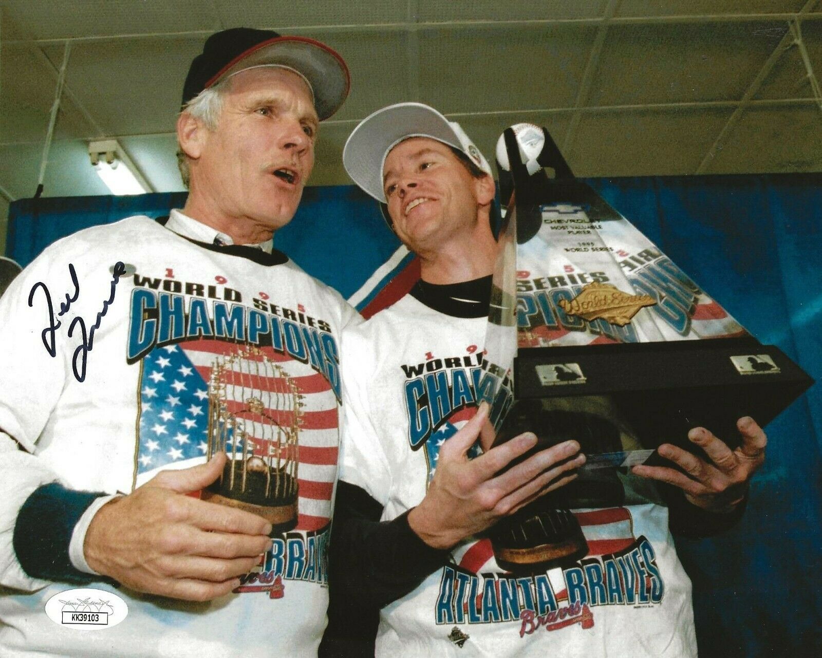 Ted Turner signed Atlanta Braves World Series 8x10 photo autographed ...