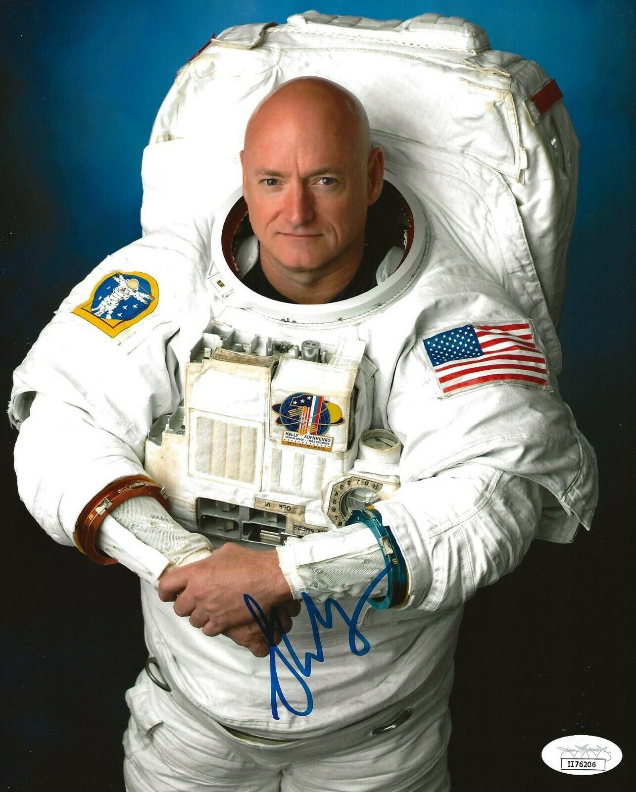 Scott Kelly NASA signed 8x10 photo Astronaut autographed 2 JSA ...
