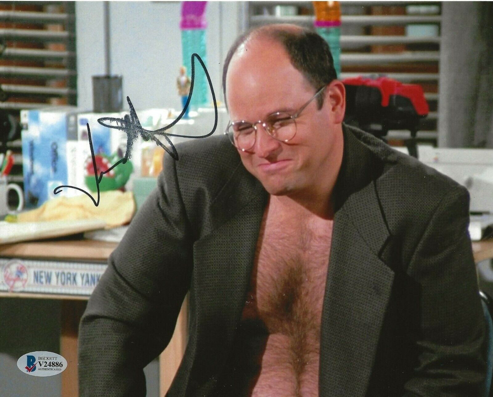 Jason Alexander signed Seinfeld 8x10 photo autographed George Costanza ...