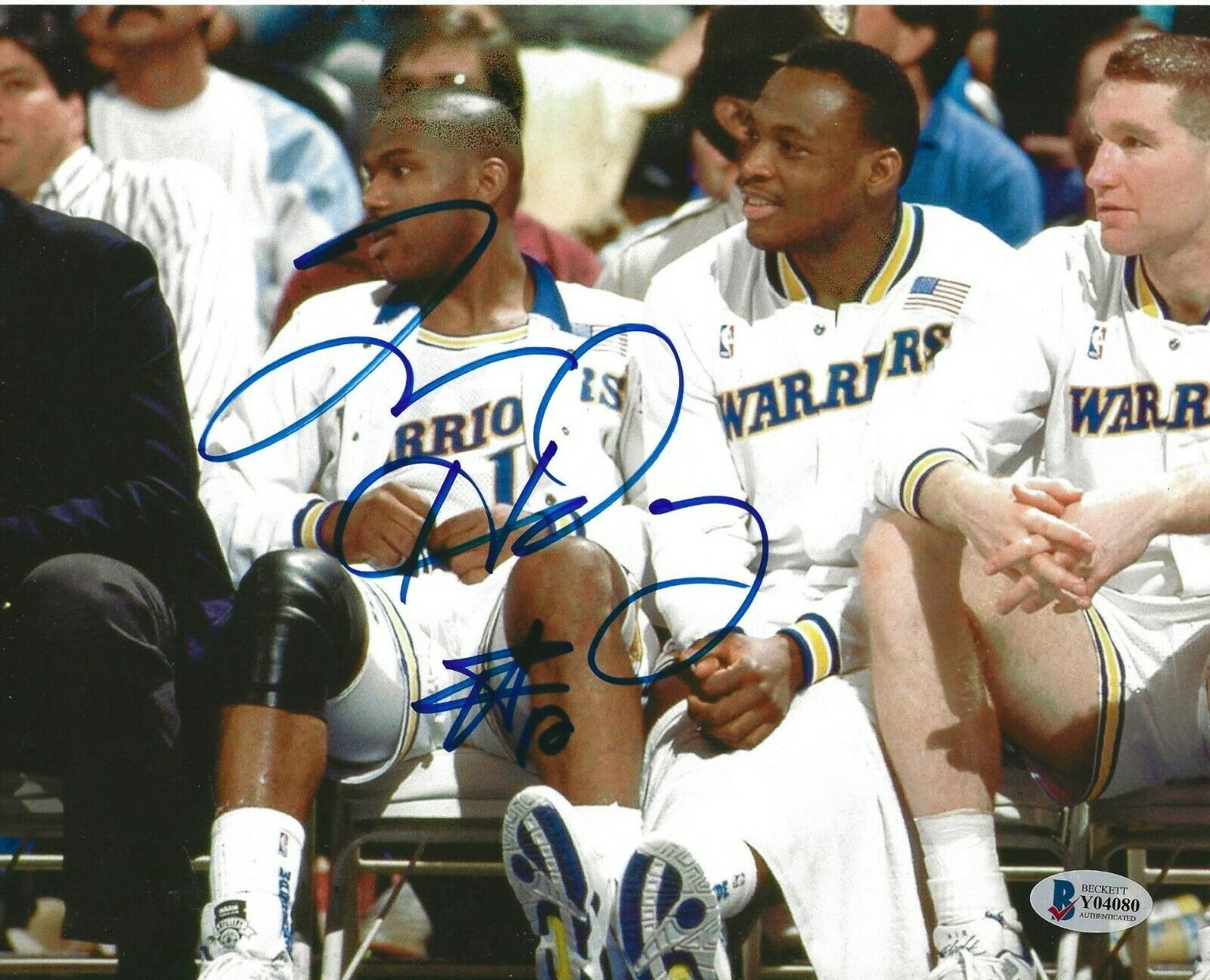 Tim Hardaway signed Golden State Warriors 8x10 photo autographed BAS ...