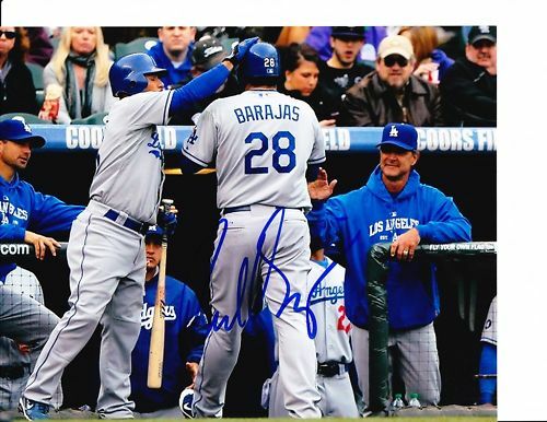 LOS ANGELES DODGERS ROD BARAJAS SIGNED 8X10 Collectible Memorabilia ...