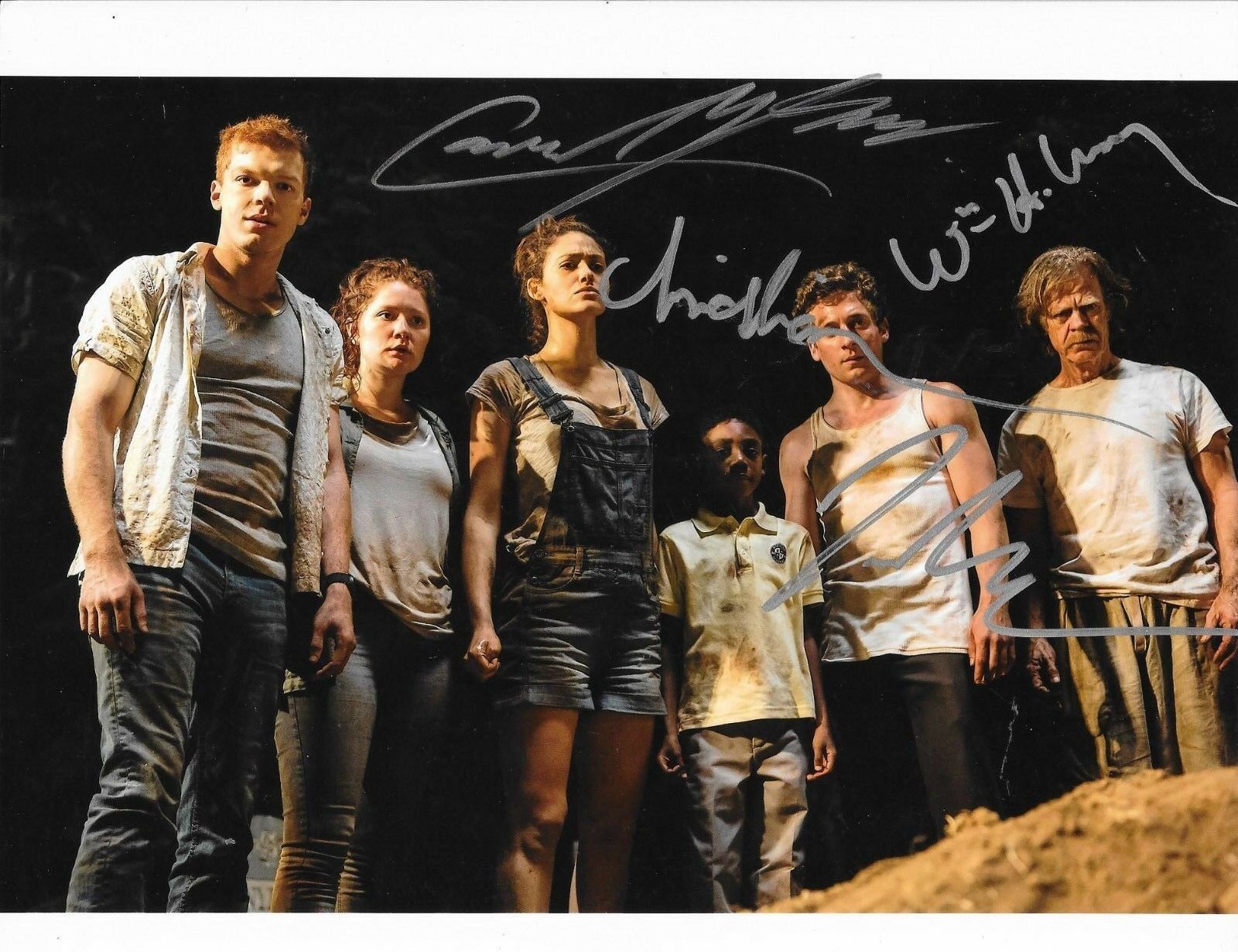 Shameless signed Cast 8x10 photo Macy, Cameron Monaghan, Allen White ...