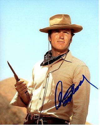 CLINT EASTWOOD signed autographed RAWHIDE ROWDY YATES photo RARE ...
