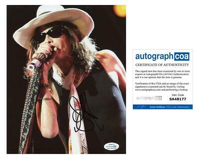 Steven Tyler "Aerosmith" AUTOGRAPH Signed 8x10 Photo L ACOA Collectible ...
