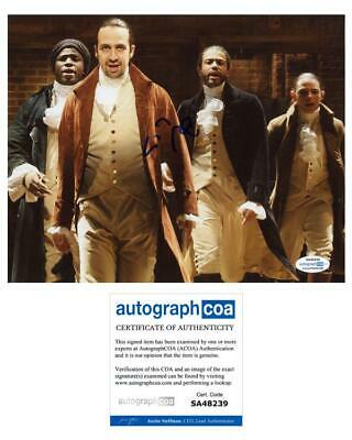 Lin-Manuel Miranda "Hamilton" AUTOGRAPH Signed 'Alexander' 8x10 Photo ...