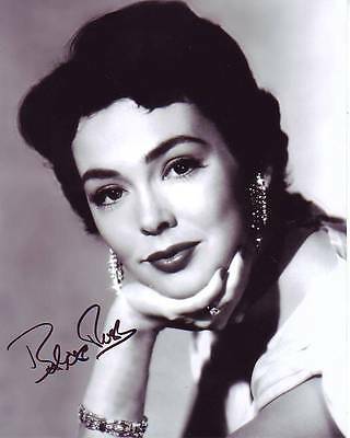 BARBARA RUSH Signed BEAUTIFUL VINTAGE POSE Photo w/ Hologram COA ...