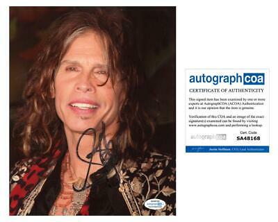 Steven Tyler "Aerosmith" AUTOGRAPH Signed 8x10 Photo T ACOA Collectible ...