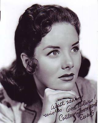 COLLEEN TOWNSEND EVANS Signed Photo w/ Hologram COA Collectible ...