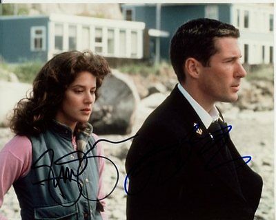 DEBRA WINGER & RICHARD GERE Signed AN OFFICER & A GENTLEMAN Photo w ...