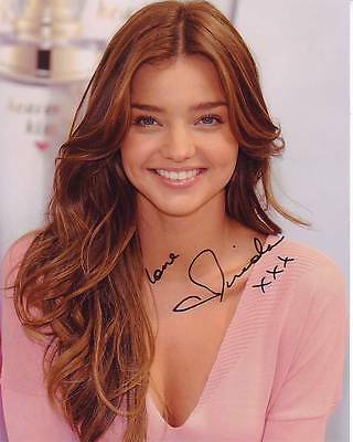 MIRANDA KERR Signed Photo w/ Hologram COA Collectible Memorabilia ...