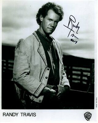 RANDY TRAVIS Signed Photo w/ Hologram COA Collectible Memorabilia ...