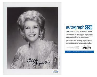Debbie Reynolds "Singin' in the Rain" AUTOGRAPH Signed 8x10 Photo ACOA ...