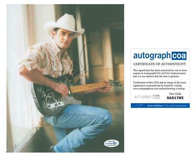 Brad Paisley "This Is Country Music" AUTOGRAPH Signed 8x10 Photo ACOA ...