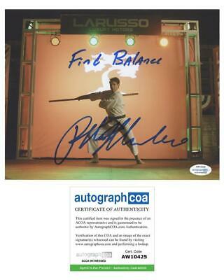 Ralph Macchio Autograph Signed Cobra Kai 8x10 Photo Karate Kid ACOA ...