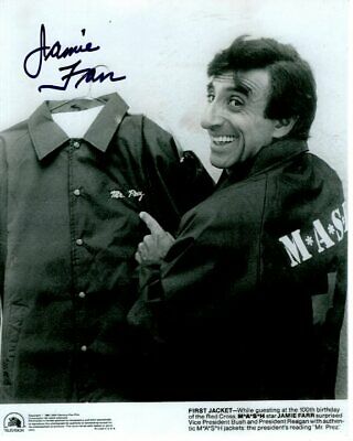 JAMIE FARR signed autographed M*A*S*H PRESIDENT RONALD REAGAN RED CROSS ...
