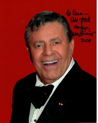 JERRY LEWIS Autographed Signed Photograph - To Ann GREAT CONTENT DATED ...