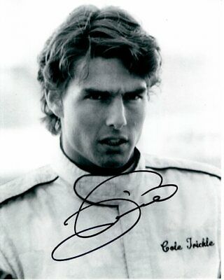 TOM CRUISE autographed signed DAYS OF THUNDER COLE TRICKLE photo ...