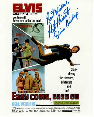 PAT PRIEST signed autographed EASY COME, EASY GO w/ ELVIS PRESLEY photo ...