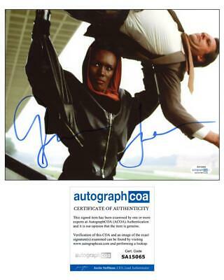 Grace Jones "A View to a Kill" AUTOGRAPH Signed 'May Day' Bond 8x10 ...