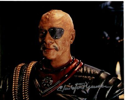 CHRISTOPHER PLUMMER signed autographed STAR TREK CHANG photo ...