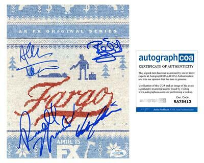 "Fargo" Cast AUTOGRAPHS Signed 8x10 Photo - Billy Bob Thornton +3 ACOA ...