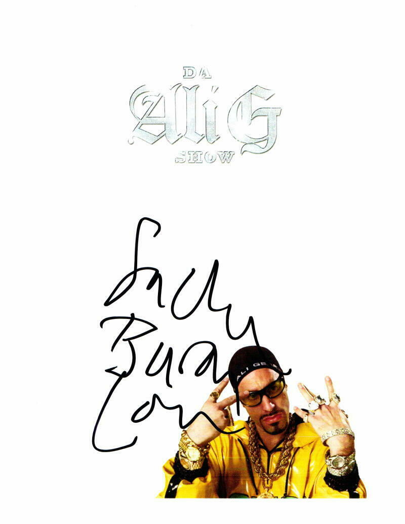 SACHA BARON COHEN SIGNED AUTOGRAPH "DA ALI G SHOW" MINI POSTER - FULL ...