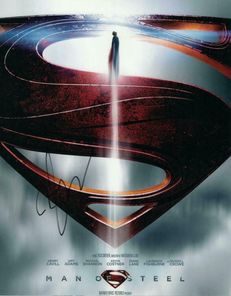 ZACK SNYDER SIGNED AUTOGRAPH 11x14 POSTER PHOTO - MAN OF STEEL DIRECTOR ...