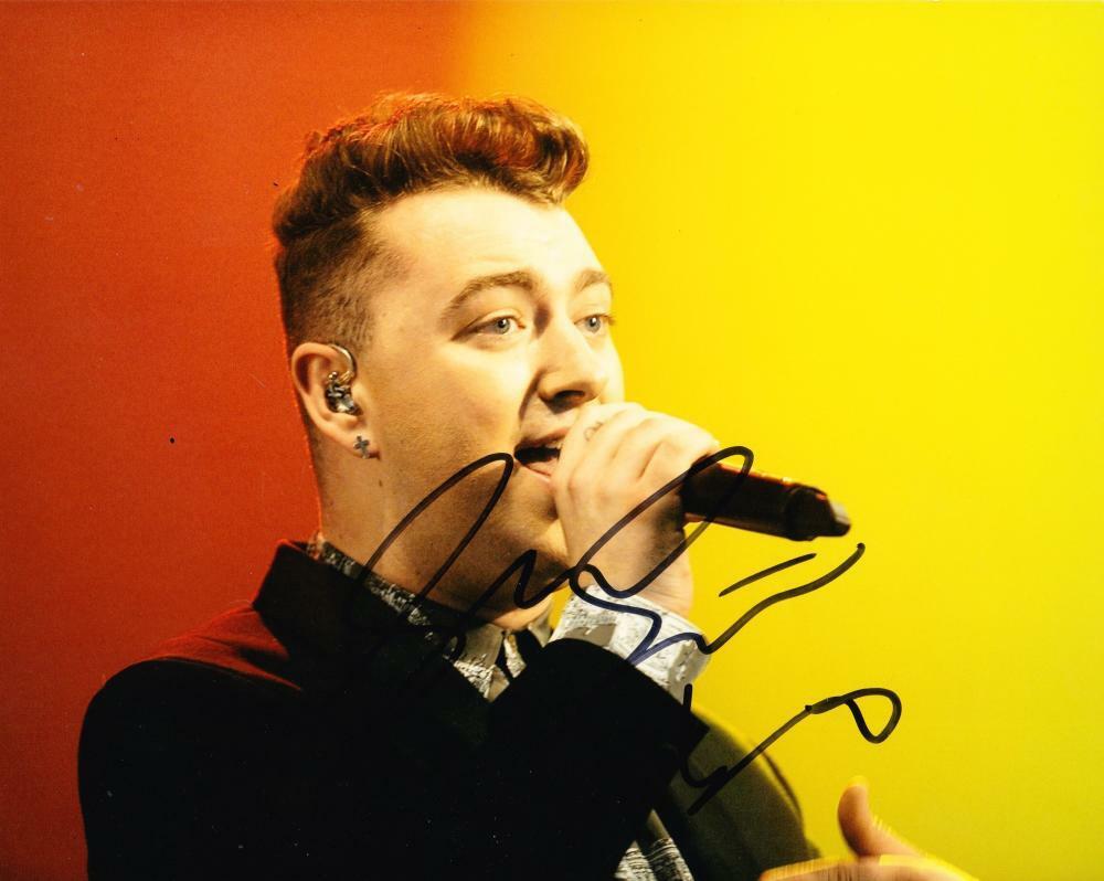 SAM SMITH SIGNED 8X10 PHOTO AUTHENTIC AUTOGRAPH PROOF STAY WITH ME COA ...