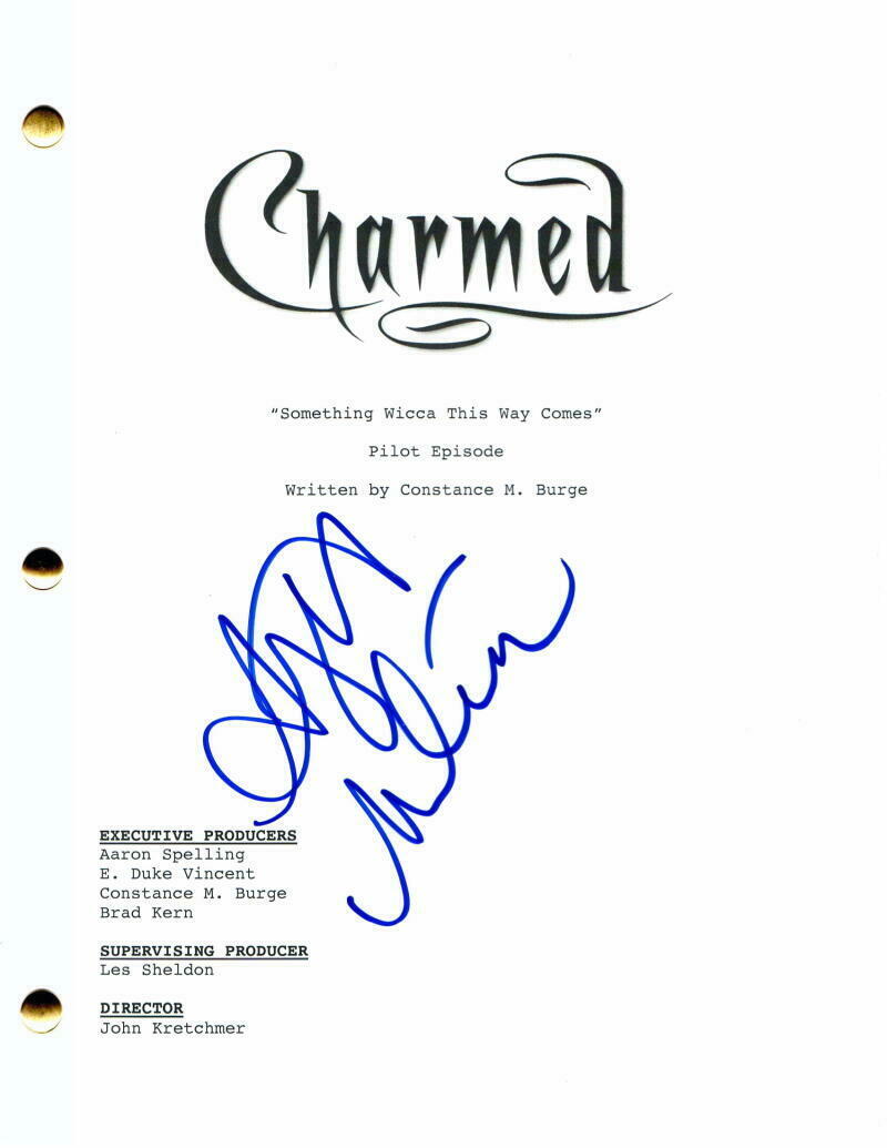 ALYSSA MILANO SIGNED AUTOGRAPH "CHARMED" FULL PILOT SCRIPT - WHO'S THE ...