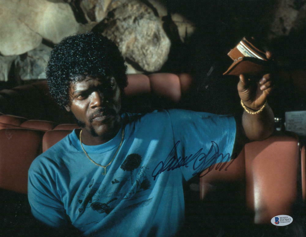 SAMUEL L JACKSON SIGNED 11X14 PHOTO PULP FICTION AUTHENTIC AUTOGRAPH ...