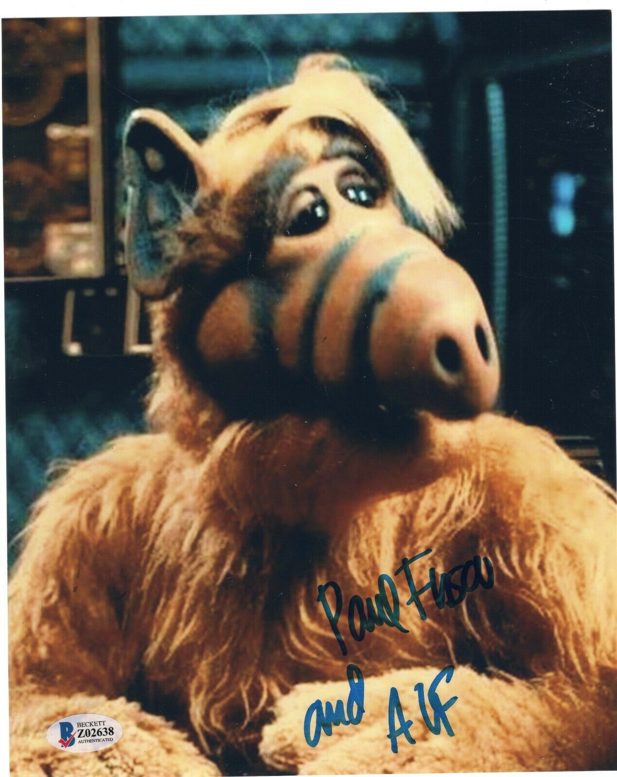 Paul Fusco Signed Alf 8x10 Photo w/Beckett COA Z02638 Collectible ...