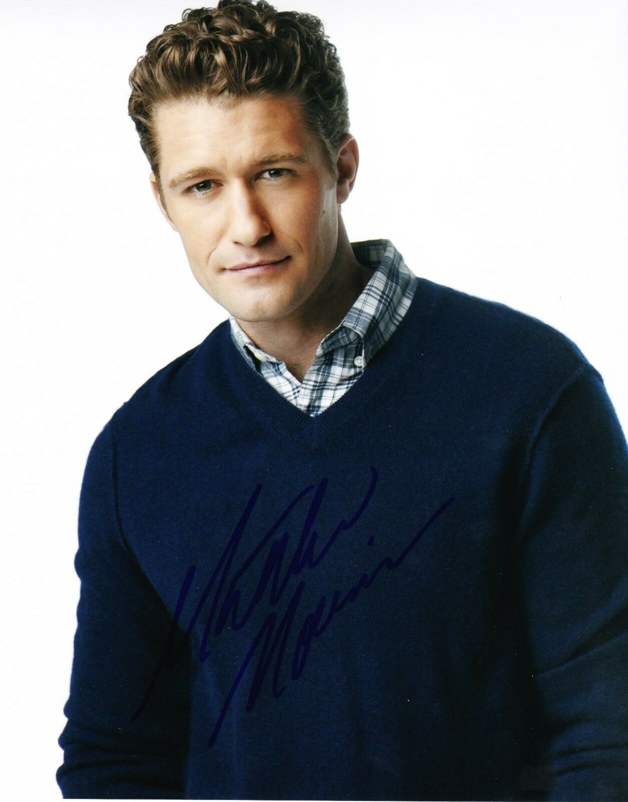 MATTHEW MORRISON SIGNED 8X10 PHOTO AUTOGRAPH FOX GLEE Will Schuester ...