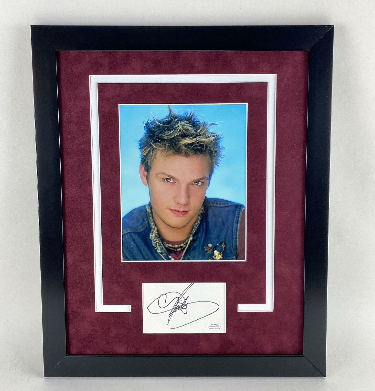 Backstreet Boys Nick Carter Autographed Signed 16x20 Framed Display ...
