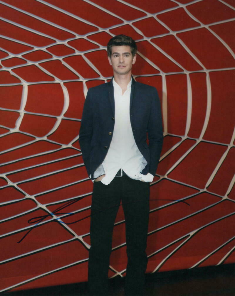 ANDREW GARFIELD SIGNED AUTOGRAPH 8x10 PHOTO - THE AMAZING SPIDER-MAN ...