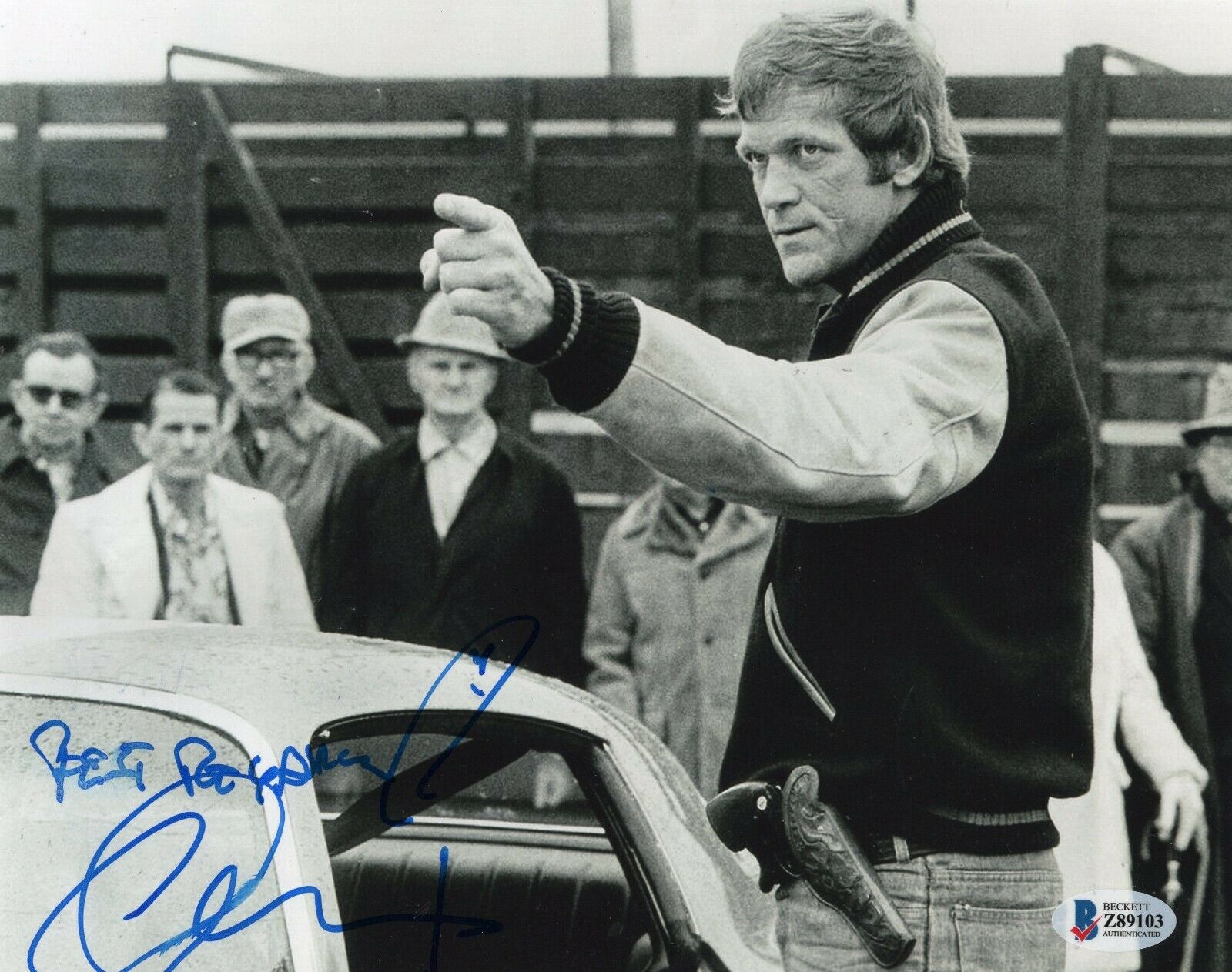 Bo Svenson Walking Tall Buford Pusser Signed 8x10 Photo w/Beckett COA ...