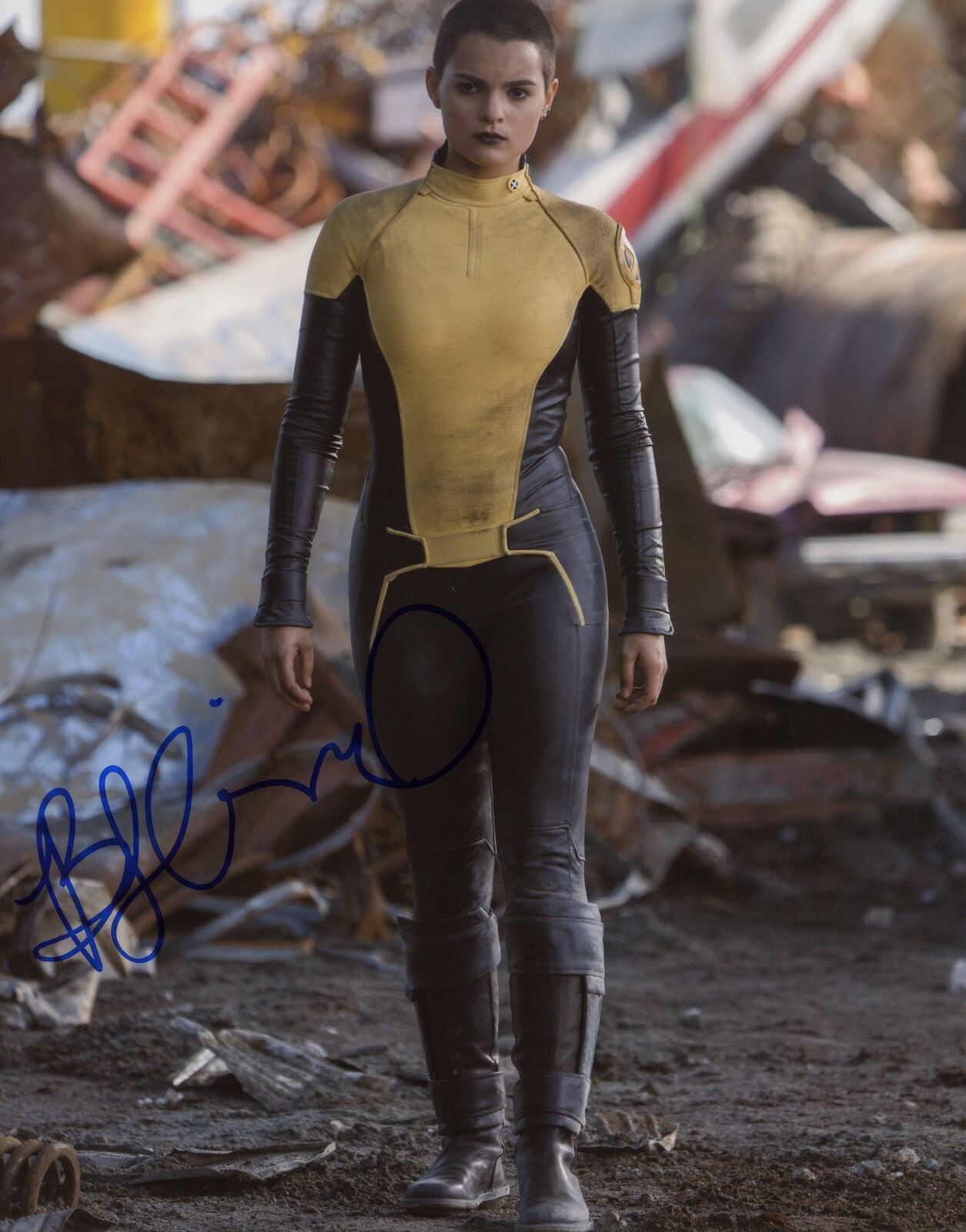 Brianna Hildebrand "Deadpool" AUTOGRAPH Signed 8x10 Photo ACOA ...