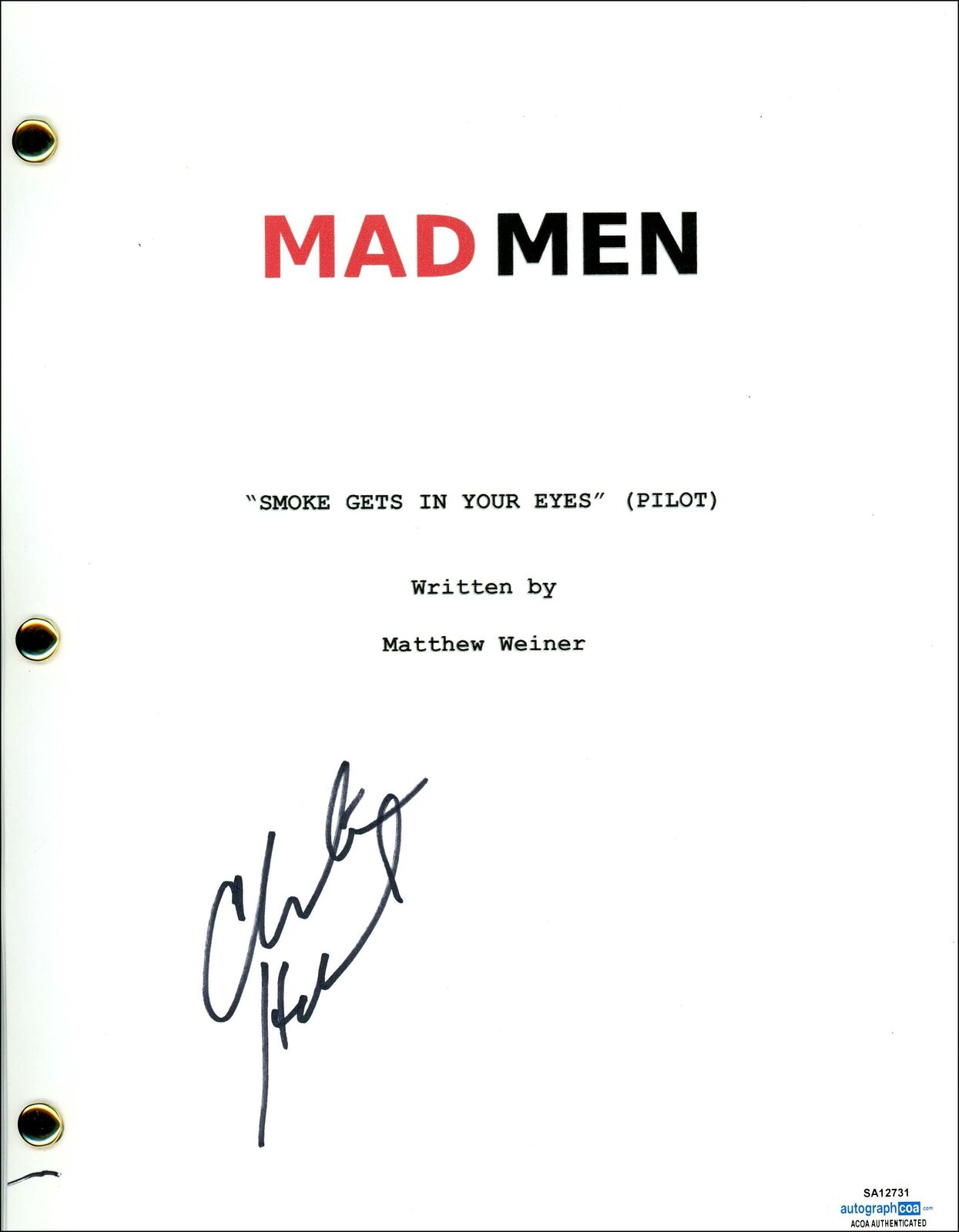 Rare And Authentic Signed Movie Scripts – FDOMF