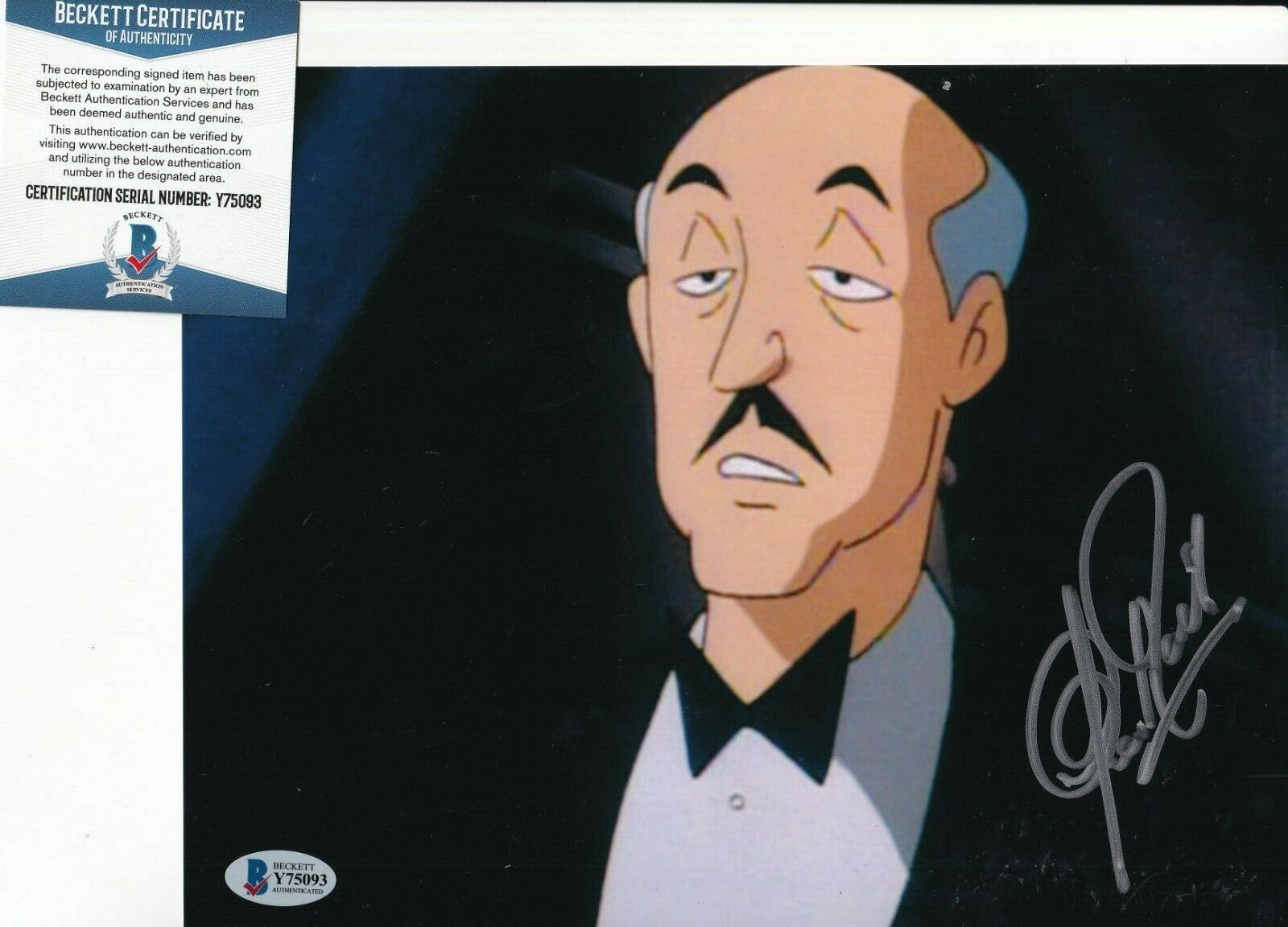 CLIVE REVILL signed BATMAN The Animated Series Alfred 8X10 photo ...