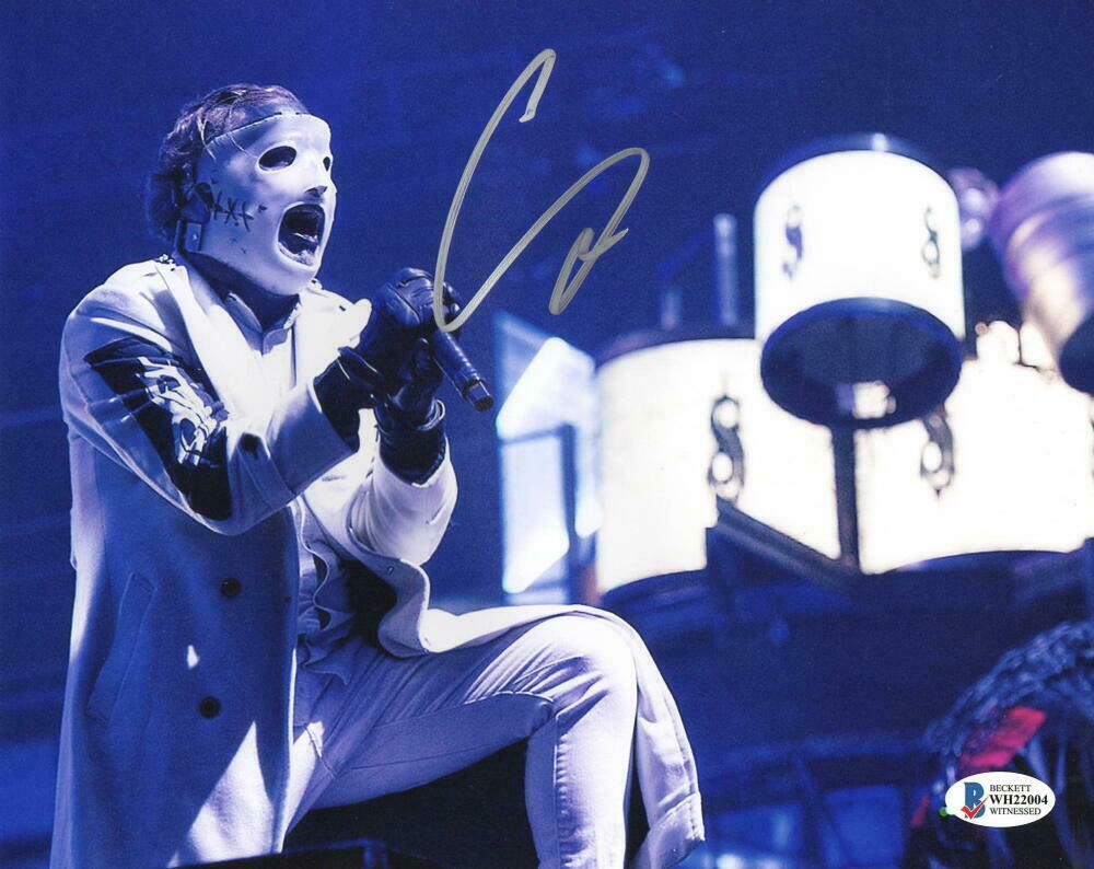 COREY TAYLOR SIGNED 8x10 PHOTO SLIPKNOT AUTHENTIC AUTOGRAPH PROOF ...