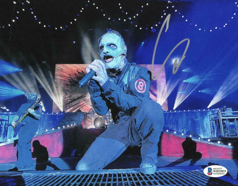 COREY TAYLOR SIGNED 8x10 PHOTO SLIPKNOT AUTHENTIC AUTOGRAPH PROOF ...