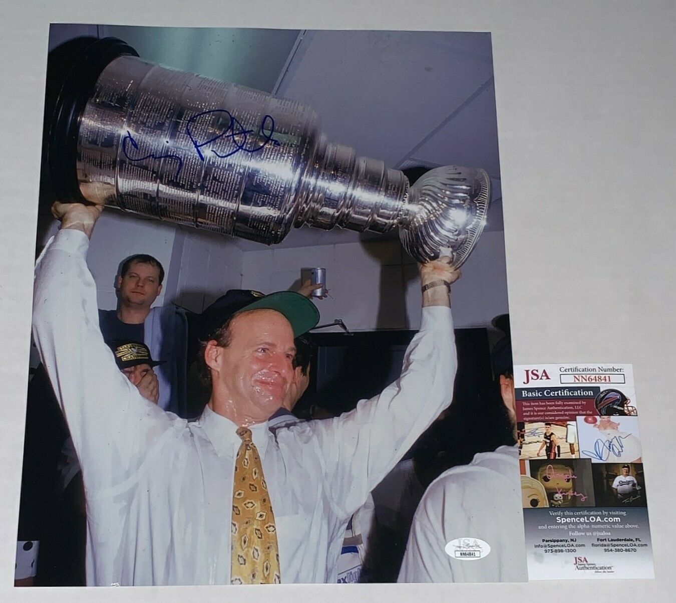 Craig Patrick signed Pittsburgh Penguins Stanley Cup 11x14 photo ...