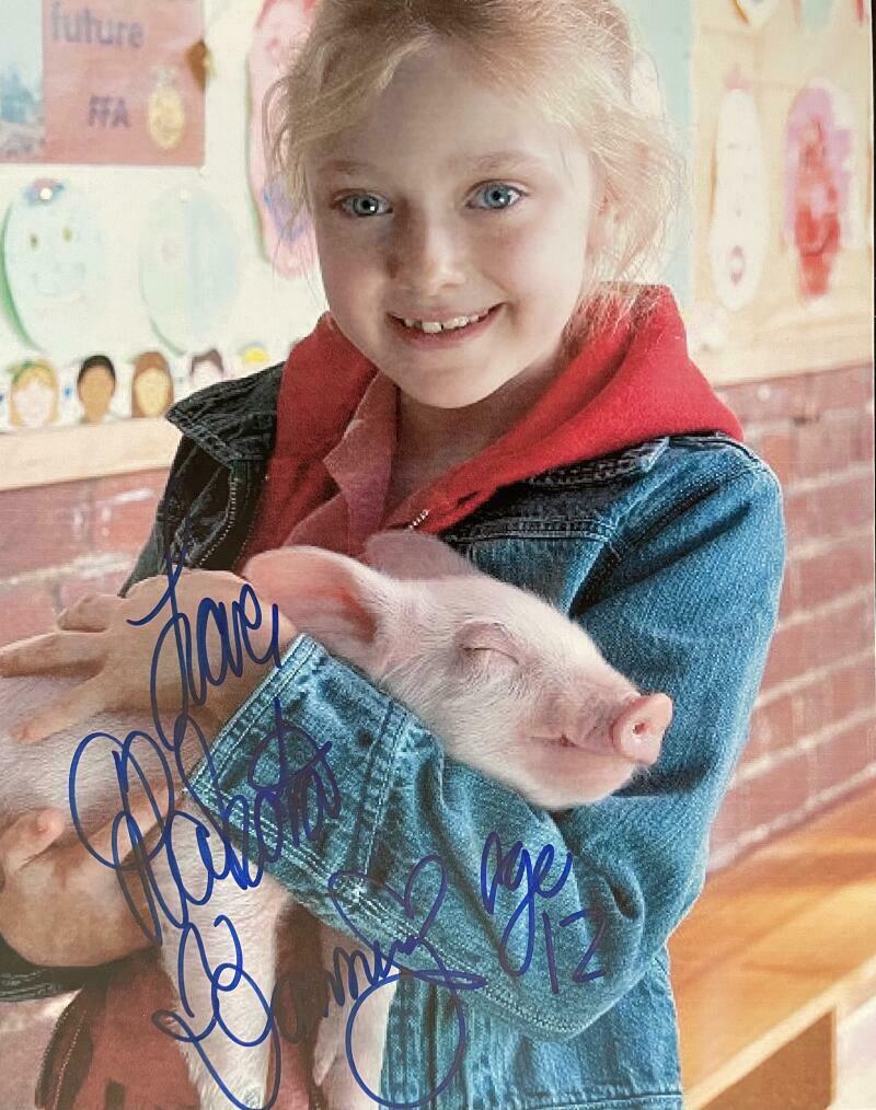 DAKOTA FANNING SIGNED AUTOGRAPH 8X10 PHOTO - I AM SAM, VINTAGE FULL ...